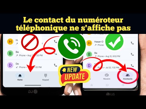 Kişiler seçeneği / Kişi adı telefon çeviricisinde görünmüyor