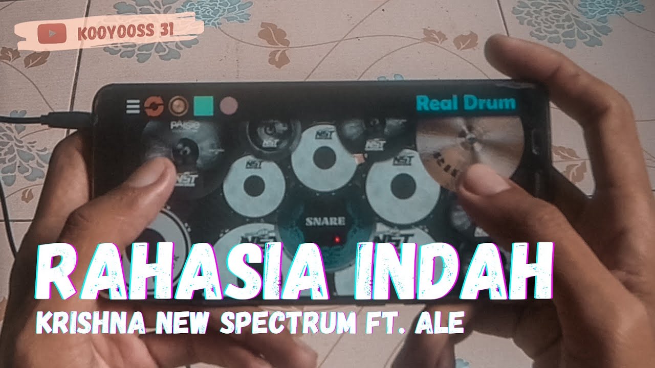 RAHASIA INDAH - KRISHNA NEW SPECTRUM Ft. ALE | REAL DRUM COVER - YouTube
