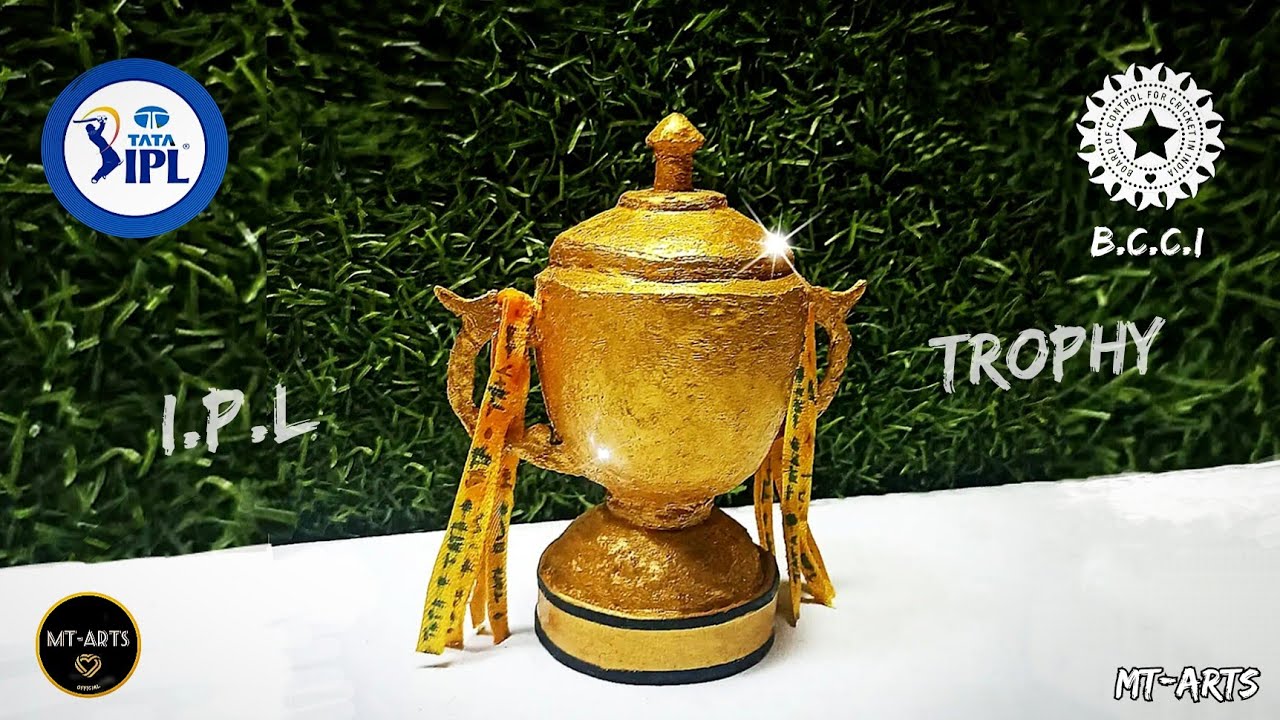 How to make IPL trophy / how to make IPL trophy from 3D PEN (realistic ...