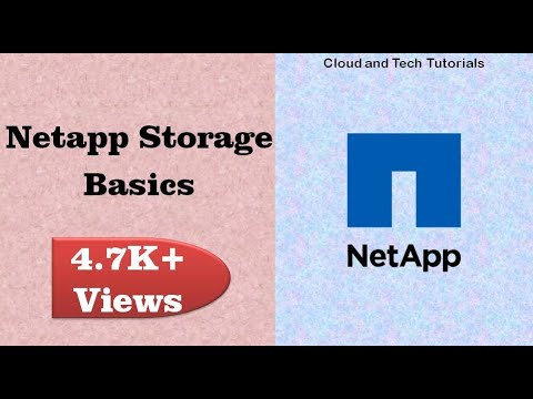 Netapp storage basics- Cloud and Tech Tutorials - YouTube