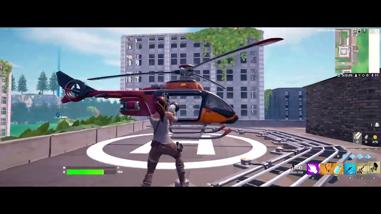 FORTNITE NITEZ: HELICOPTER CITY LOCATION - YouTube