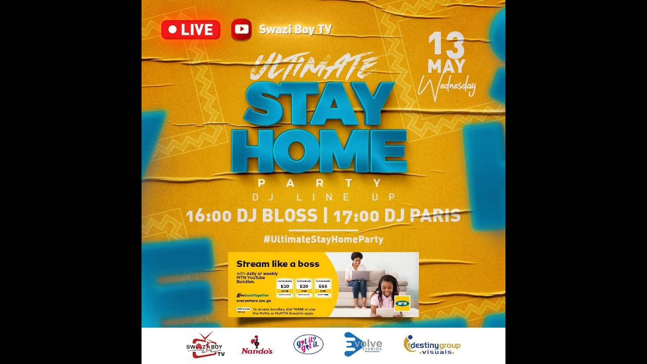 ULTIMATE STAY HOME PARTY Presents DJ PARIS - YouTube