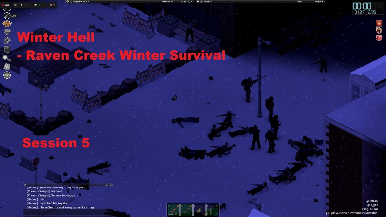 (FULL VOD) PZ Multiplayer RP - Winter Survival in Raven Creek! Session ...