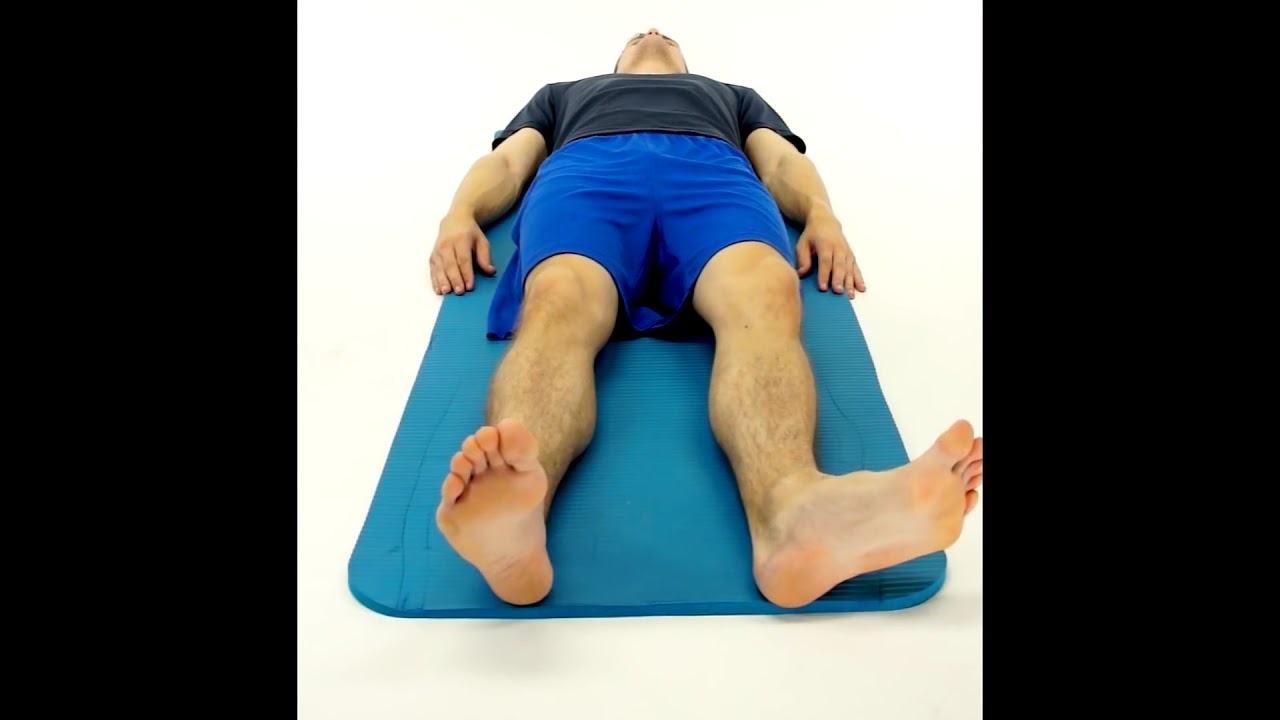 Hip Internal And External Rotation Supine Hep2go Youtube