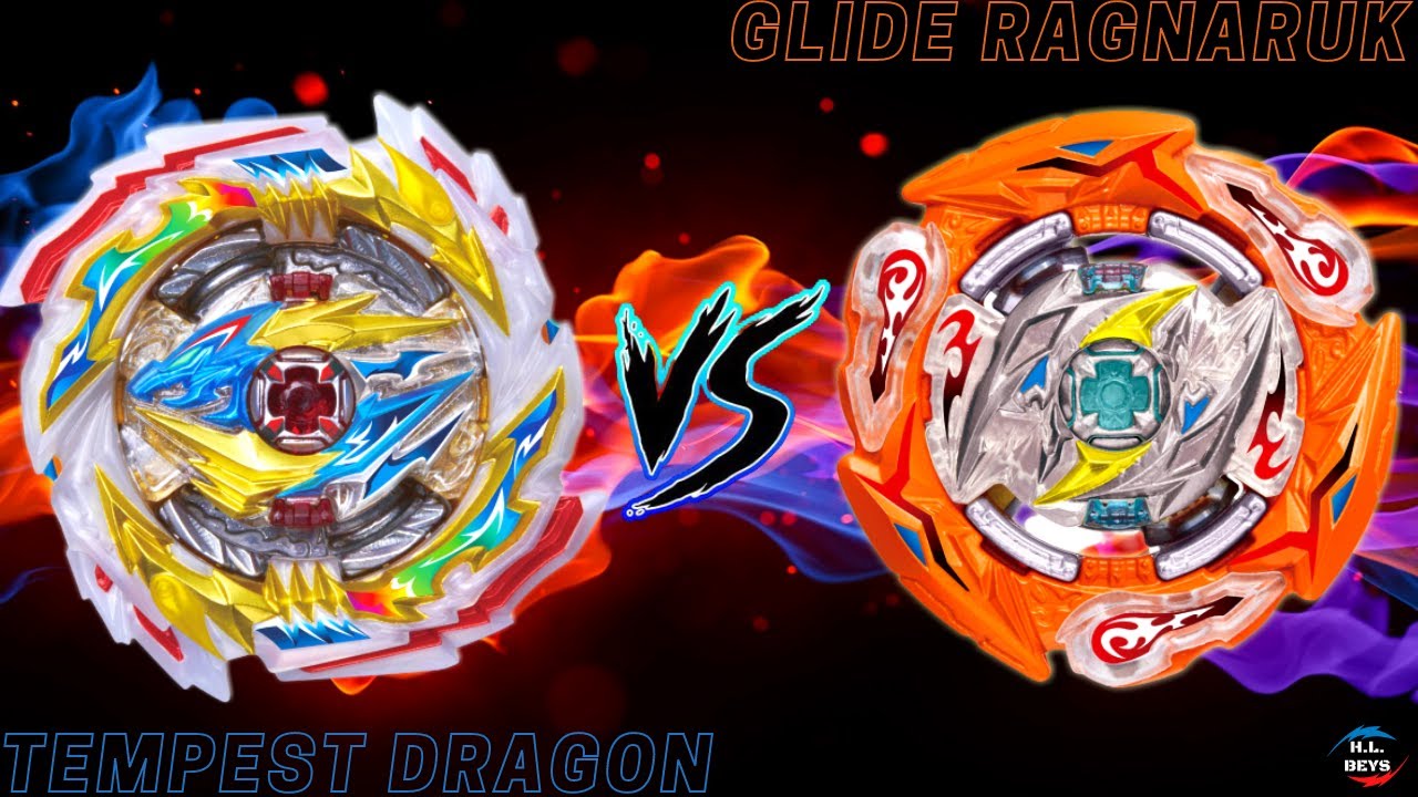 TEMPEST DRAGON vs GLIDE RAGNARUK | DRUM vs RANTARO | Beyblade SuperKing ...