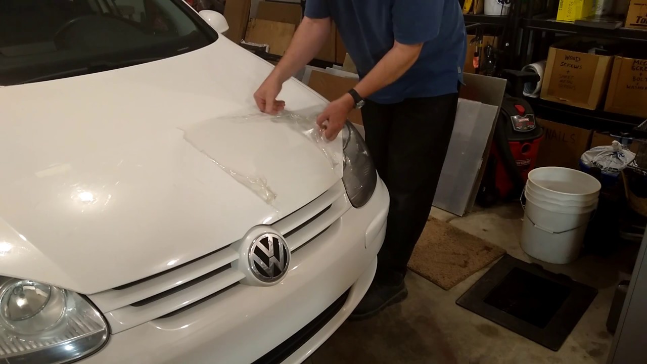 How to Remove Clear Bra Protective Film Easily - No Heat Gun - YouTube