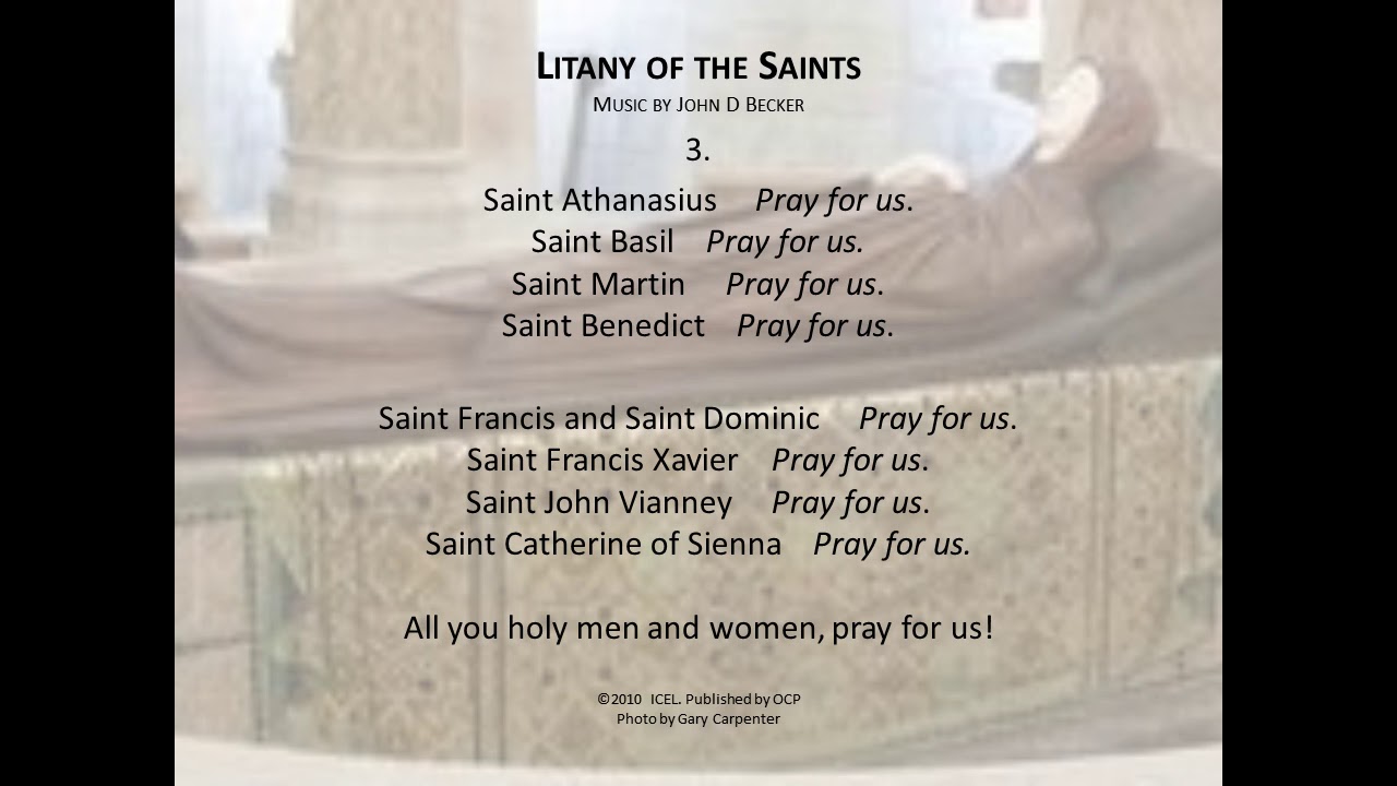 Litany of the Saints (OCP) - YouTube