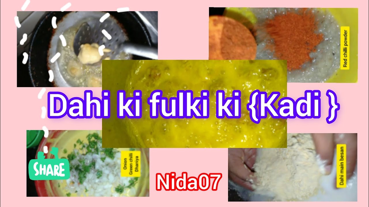 Dahi ki fulki ki Kadi recipe #kadirecipe - YouTube