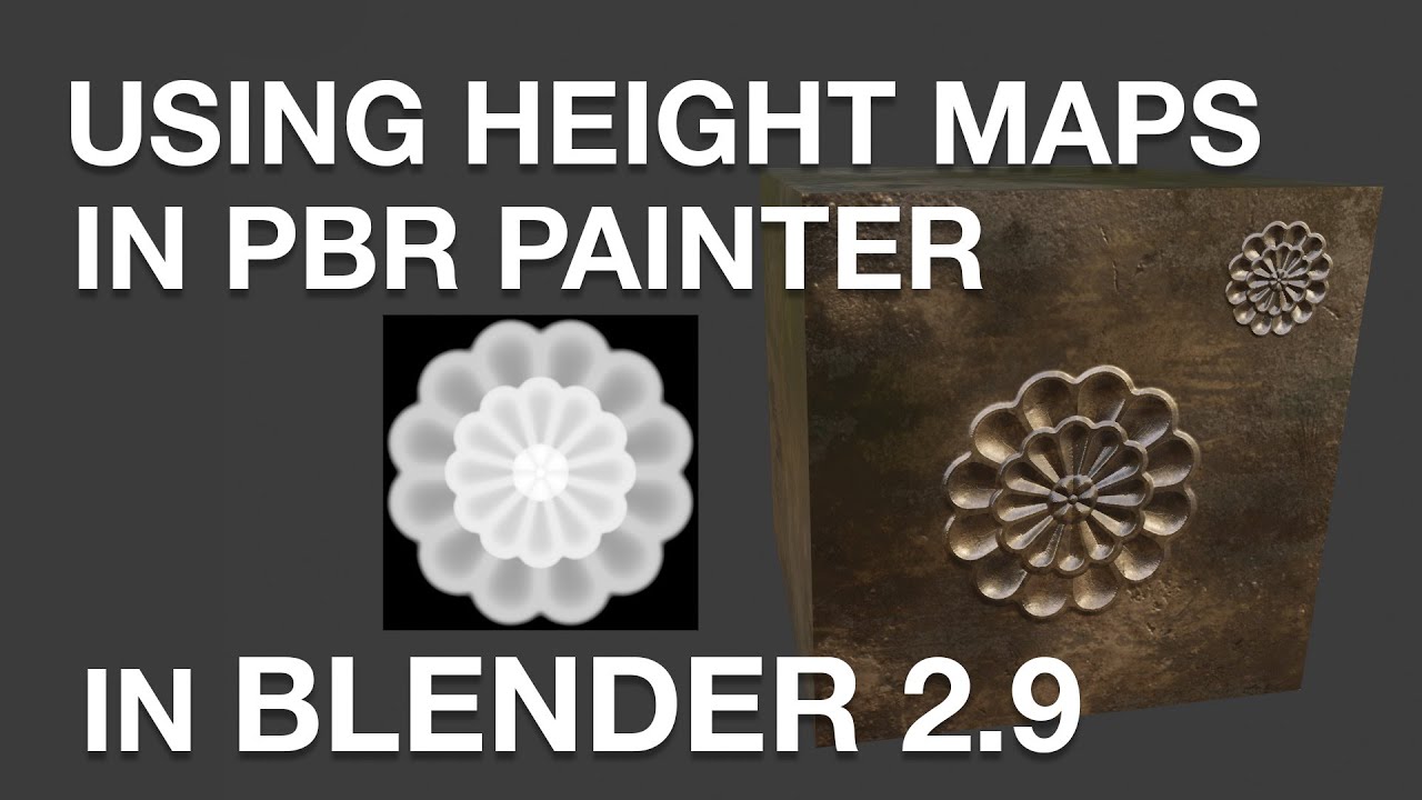 Using Height Maps in PBR Painter for Blender - YouTube