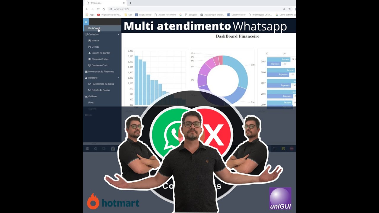 Multi atendimento whatsapp uniGUI e o componente TInject - YouTube