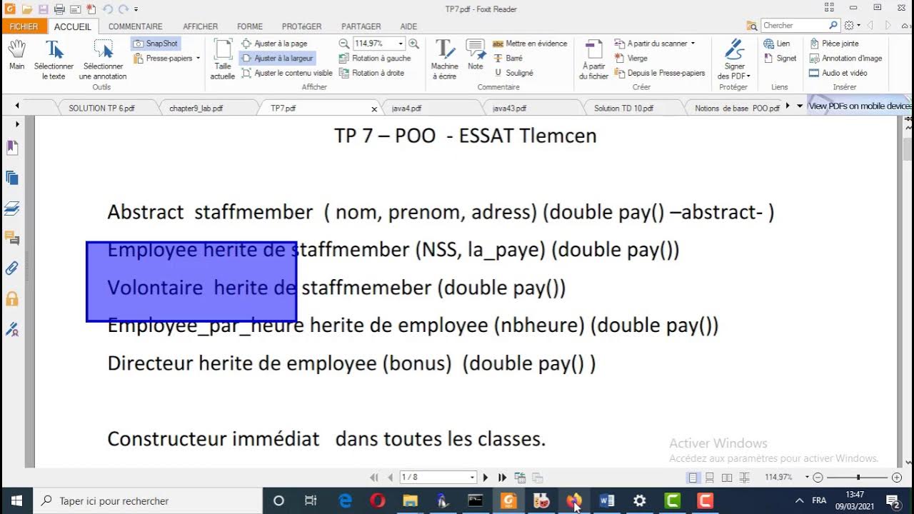 polymorphisme de remplacement en java - YouTube
