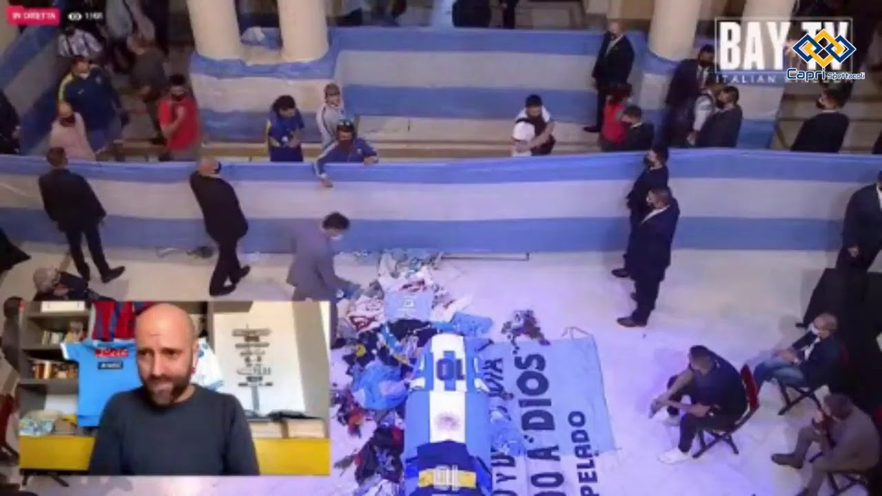 Diego Armando Maradona - Camera Ardente - YouTube