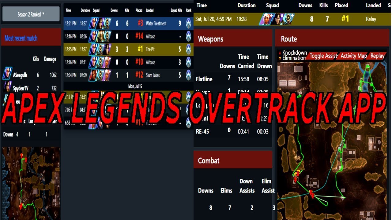 OVERTRACK APP FOR APEX LEGENDS - YouTube