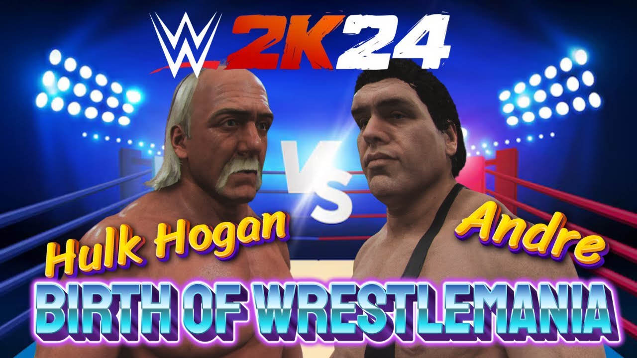 WWE 2K24 HULK HOGAN VS ANDRE - Realistic Gameplay! - YouTube