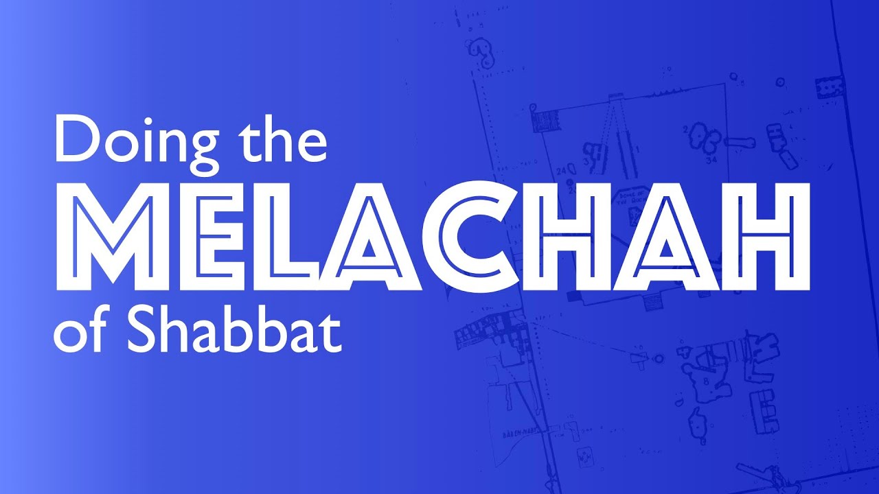 Doing the Melachah of Shabbat - YouTube