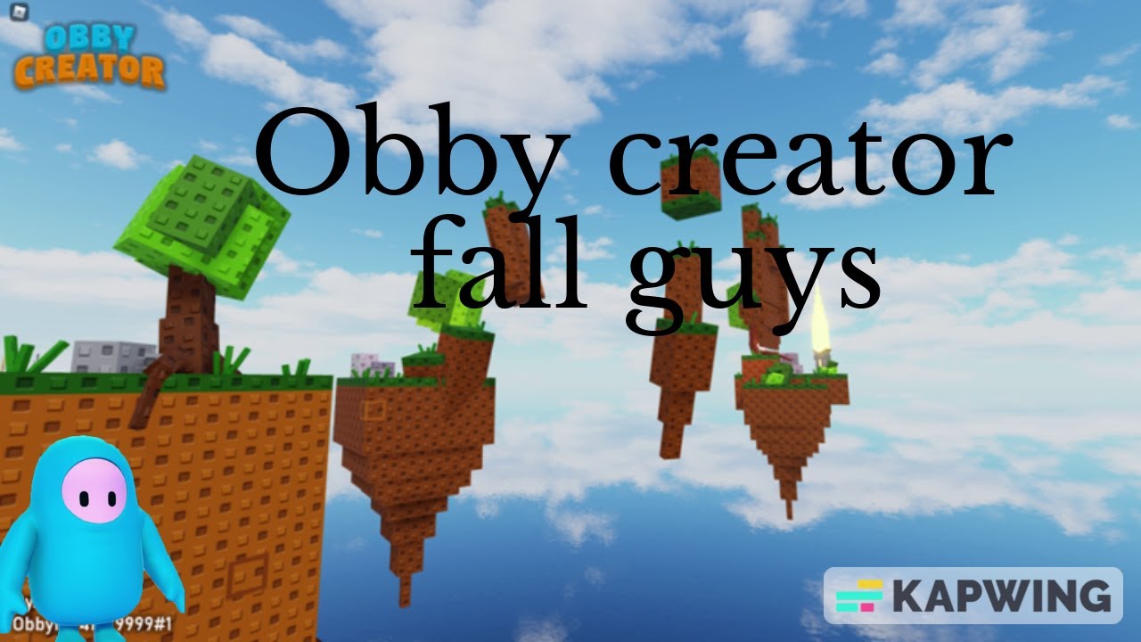 Fall guys in roblox obby creator! - YouTube