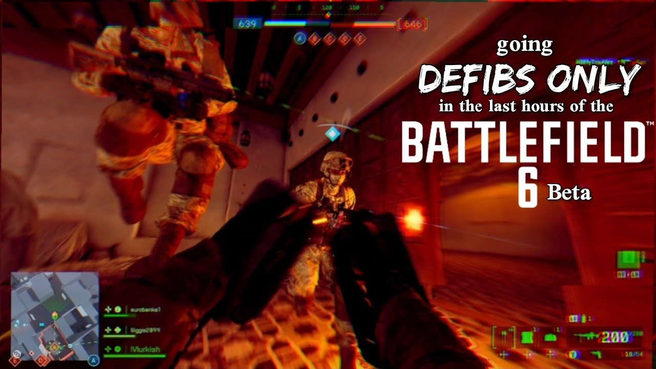 going DEFIBS ONLY in the last hours of the Battlefield 6 Beta - YouTube