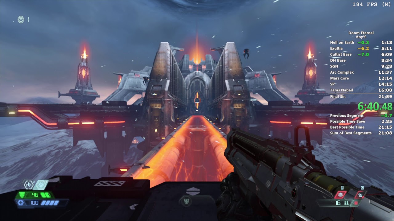 Doom Eternal Any% Speedrun in 21:50 - YouTube