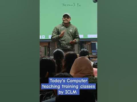 Today's Computer teaching training class by ICLM #iclm #shots #computer #suraj_sir #iclmbahraich ...