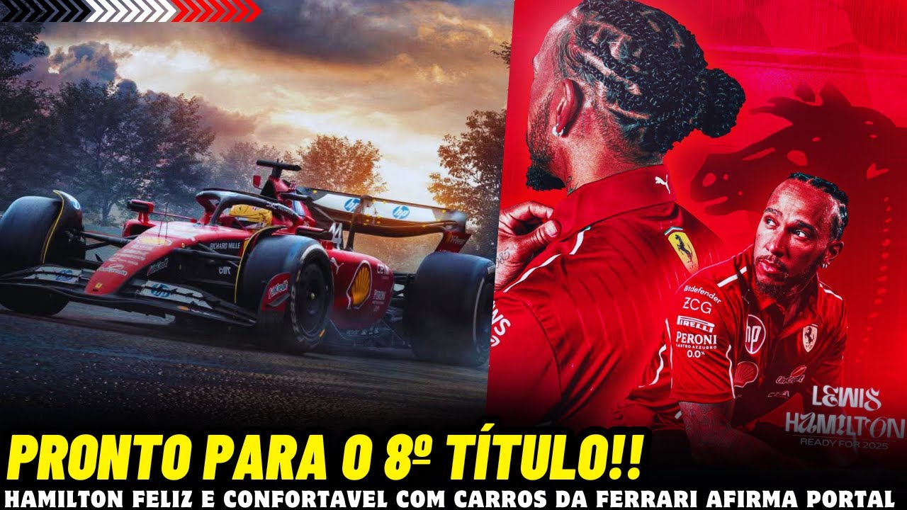 HAMILTON MUITO CONFORTAVEL NO SF23 E NO SF24 SEGUNDO AFIRMAÇÃO DE ...