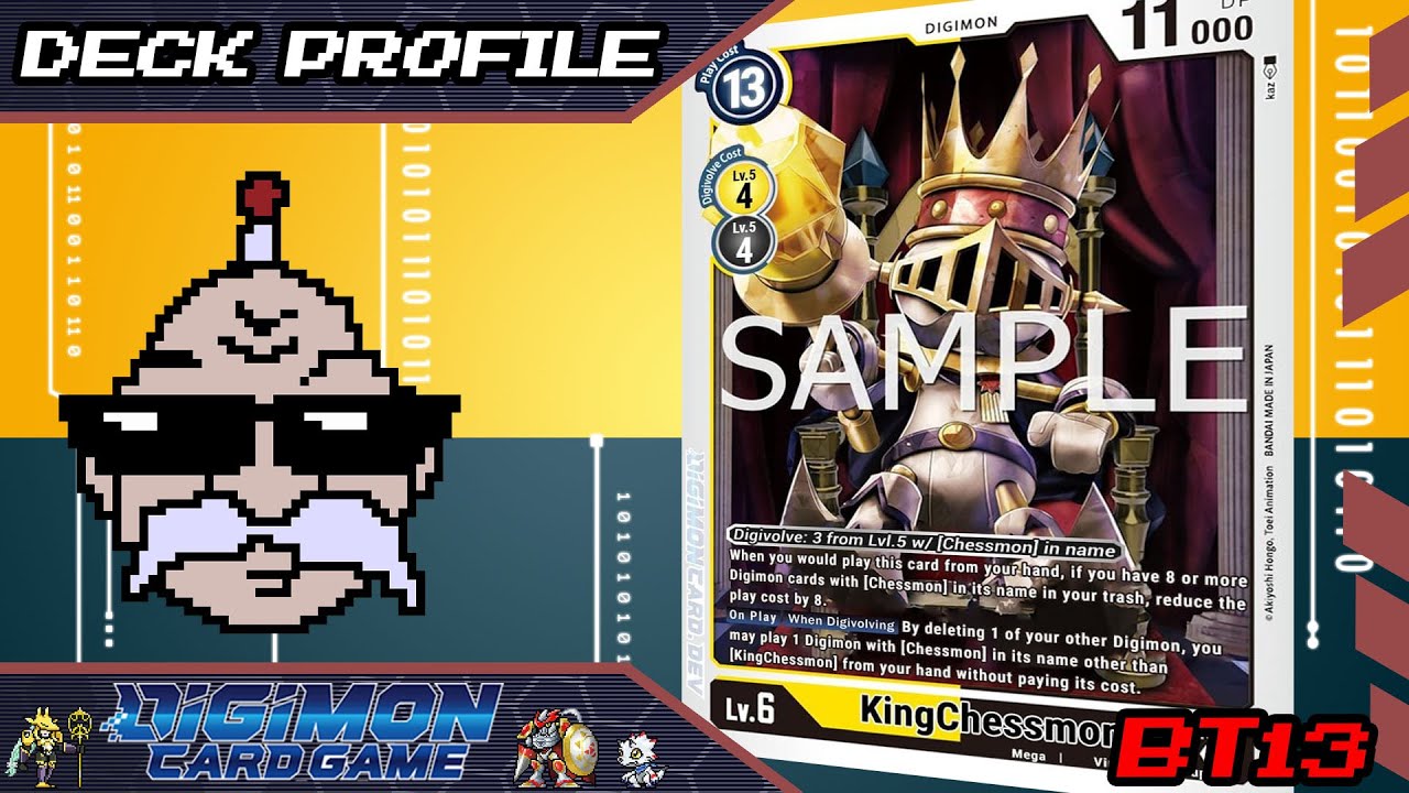 Let´s Play Chess! Chessmon Deck Profile BT13! Digimon Card Game! - YouTube