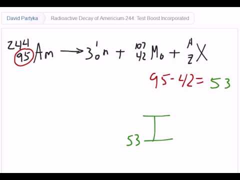 Radioactive Decay of Americium-244 by Test Boost for SAT Subject Test ...