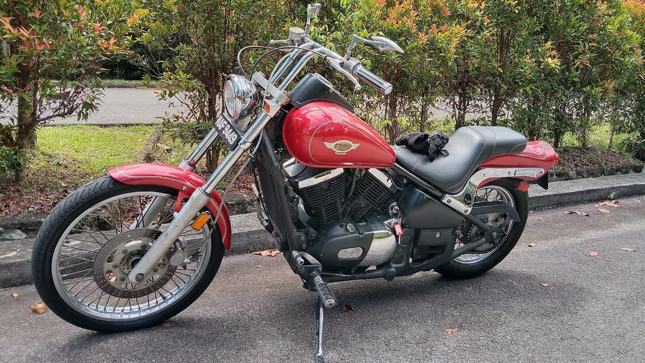 [6] - Kawasaki Vulcan 800 custom 1995 walkaround - YouTube