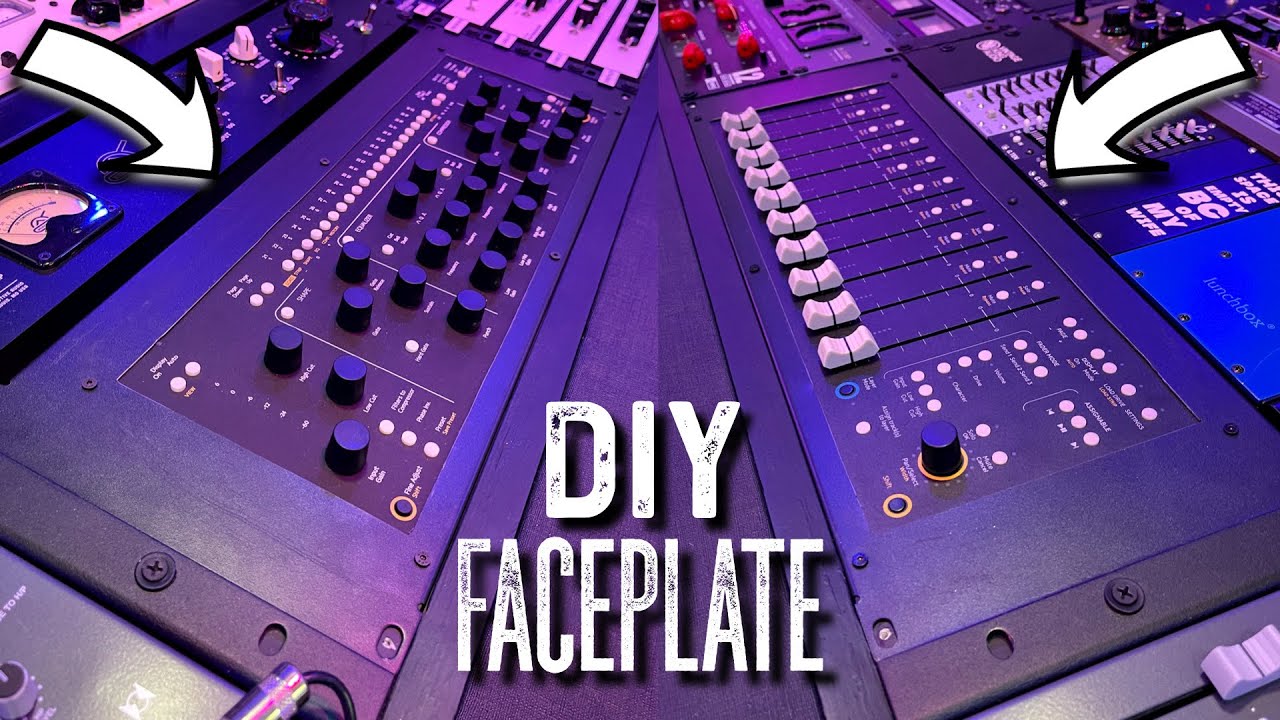 Custom Faceplate/Mount for the Softube Console 1 and Console 1 Fader ...