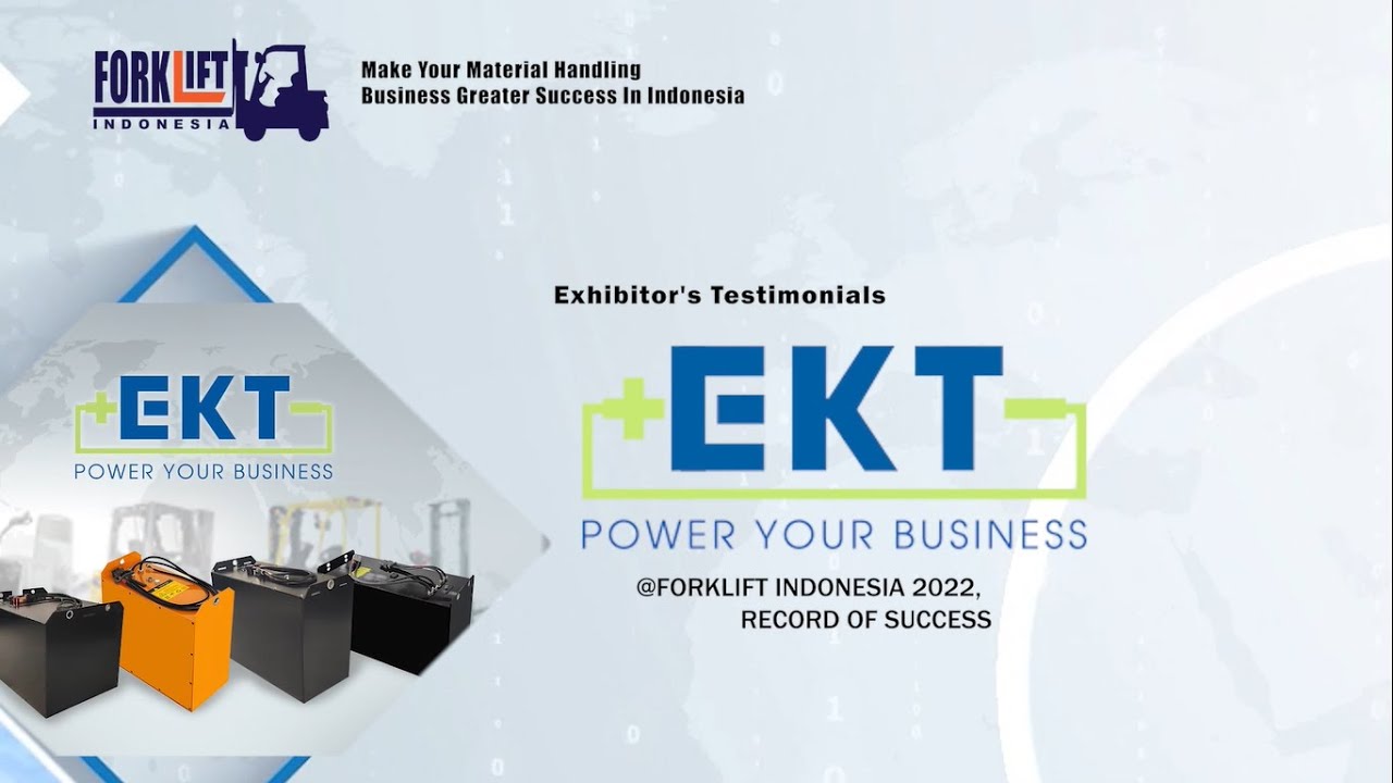 Exhibitors Testimonial – Eikto Battery Co., Ltd @Forklift Indonesia ...