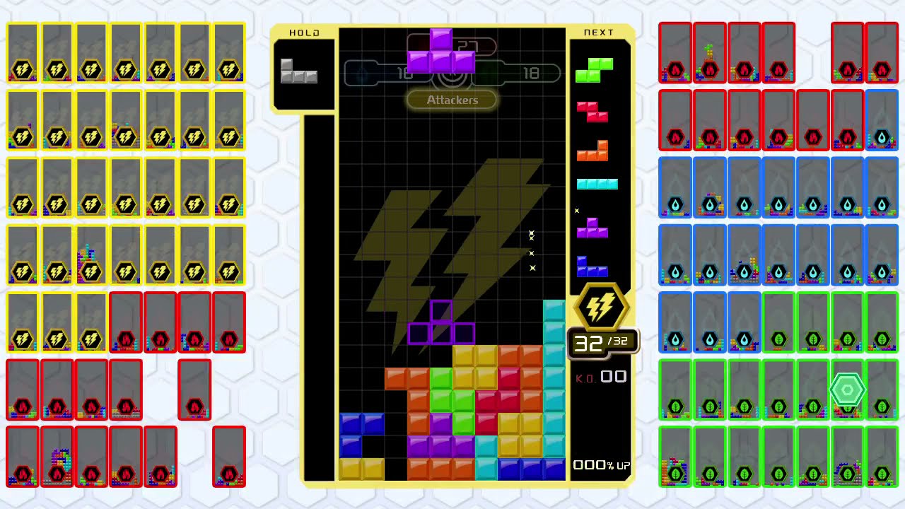 my dt cannon sends 7 lines in tetris 99 teams!!! - YouTube