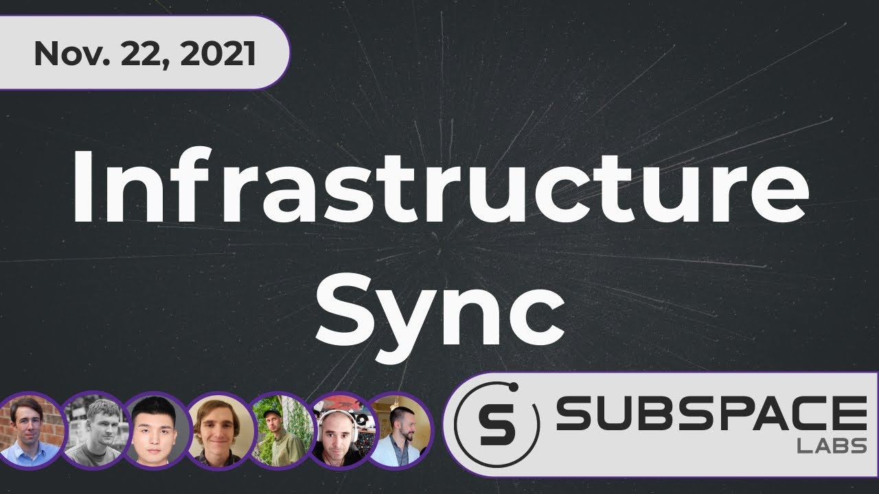 Subspace Labs Infrastructure Sync - November 22nd, 2021 - YouTube