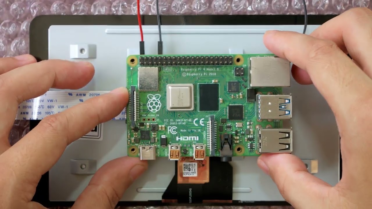 Mở hộp Màn hình Cảm ứng 7 Inch từ Raspberry Pi - YouTube