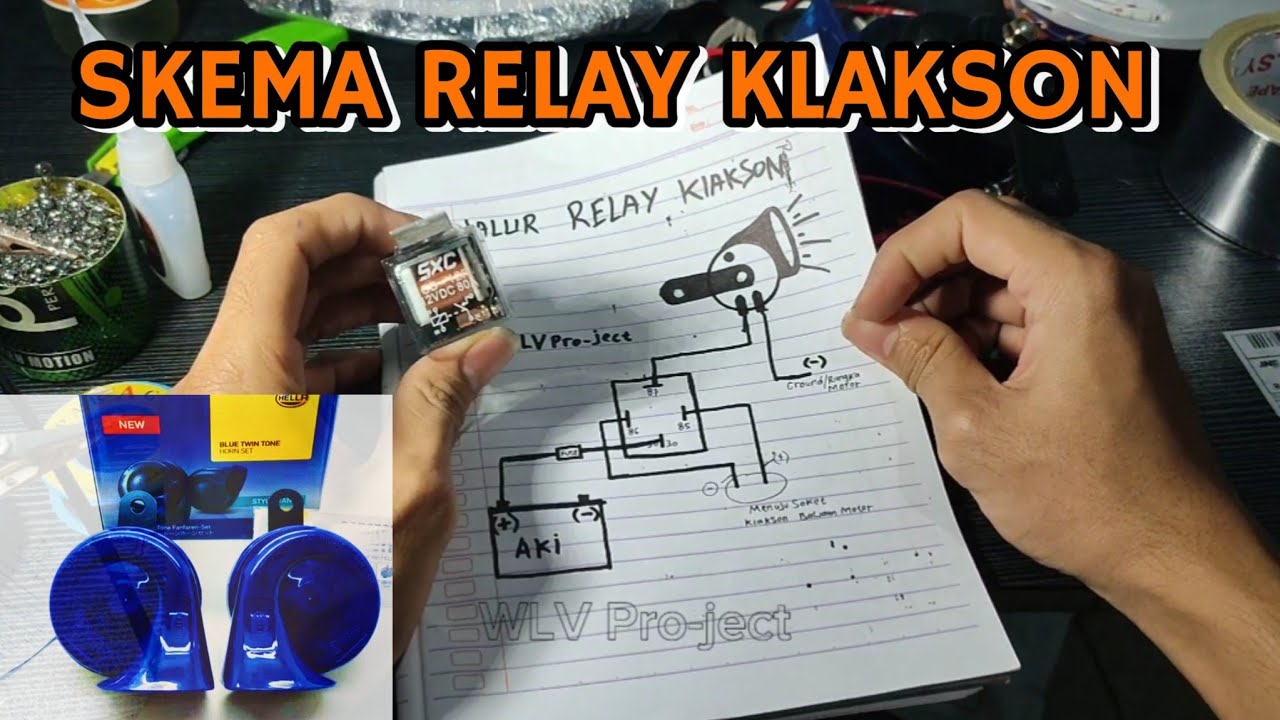 [PART 1] JALUR SKEMA RELAY KLAKSON//Mudah di pahami,link pembelian di ...
