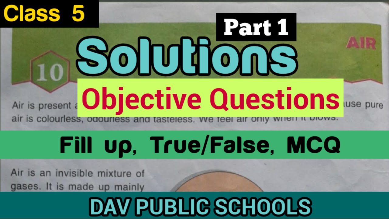 DAV Class 5 Science Chapter 10 Solutions Part 1 YouTube dav-class-5-science-chapter-10-solutions-part-1-youtube