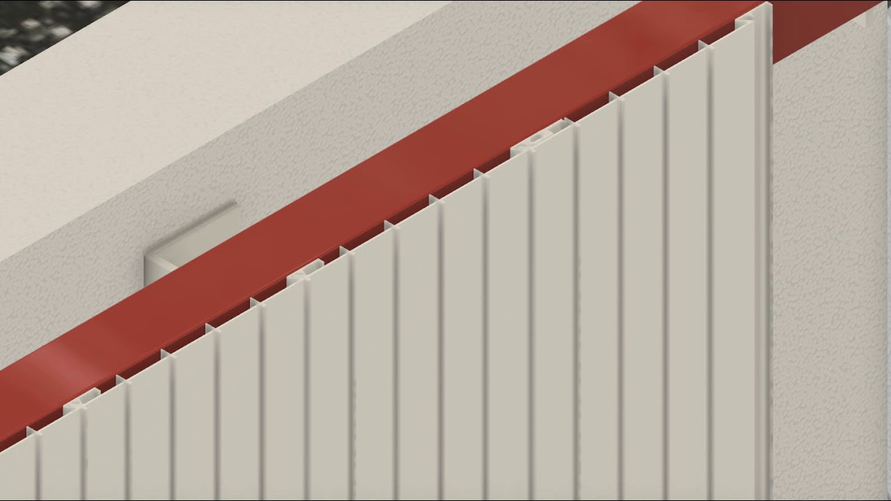 LINE CLADDING PANEL clip & end2 - YouTube
