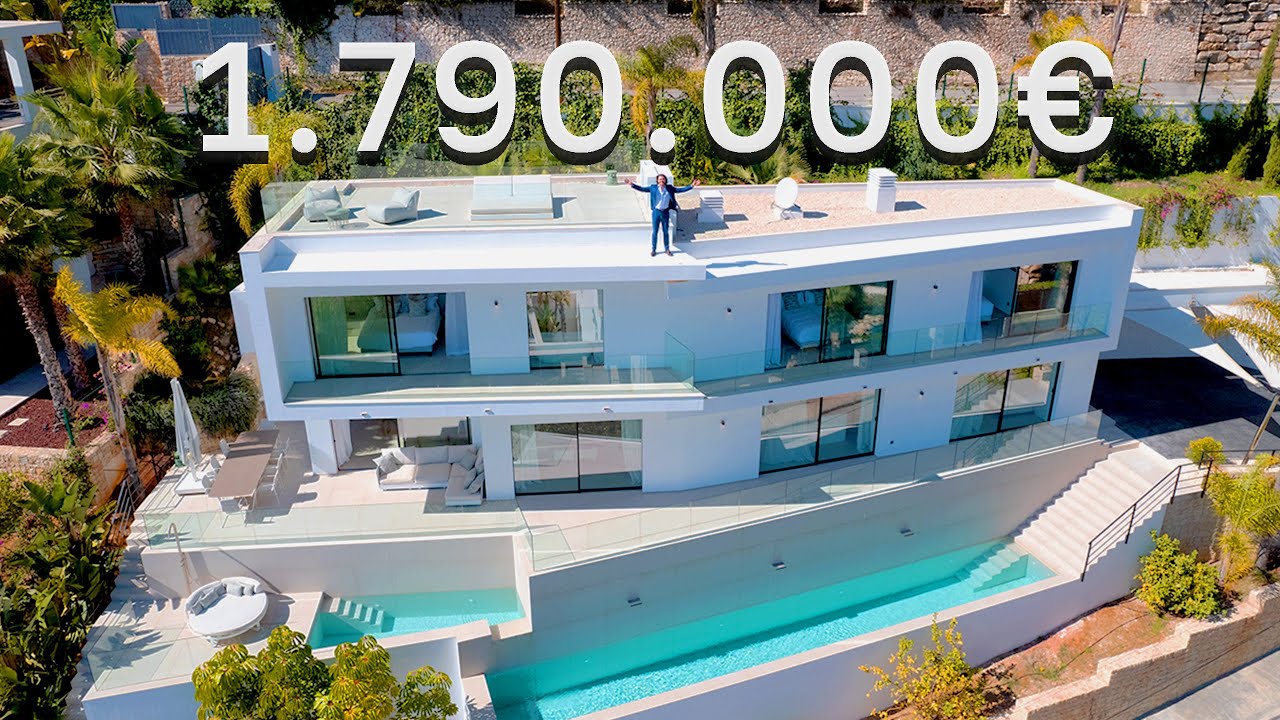 Touring a €1.790.000 Luxury Villa on the First Line in Javea, SPAIN ...