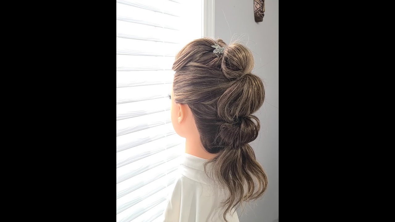 How to : Bubble Braid Mohawk Ponytail Hairstyle | Easy Hairstyle ...