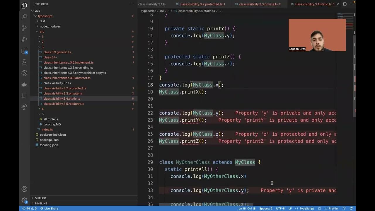 OOP in typescript - YouTube