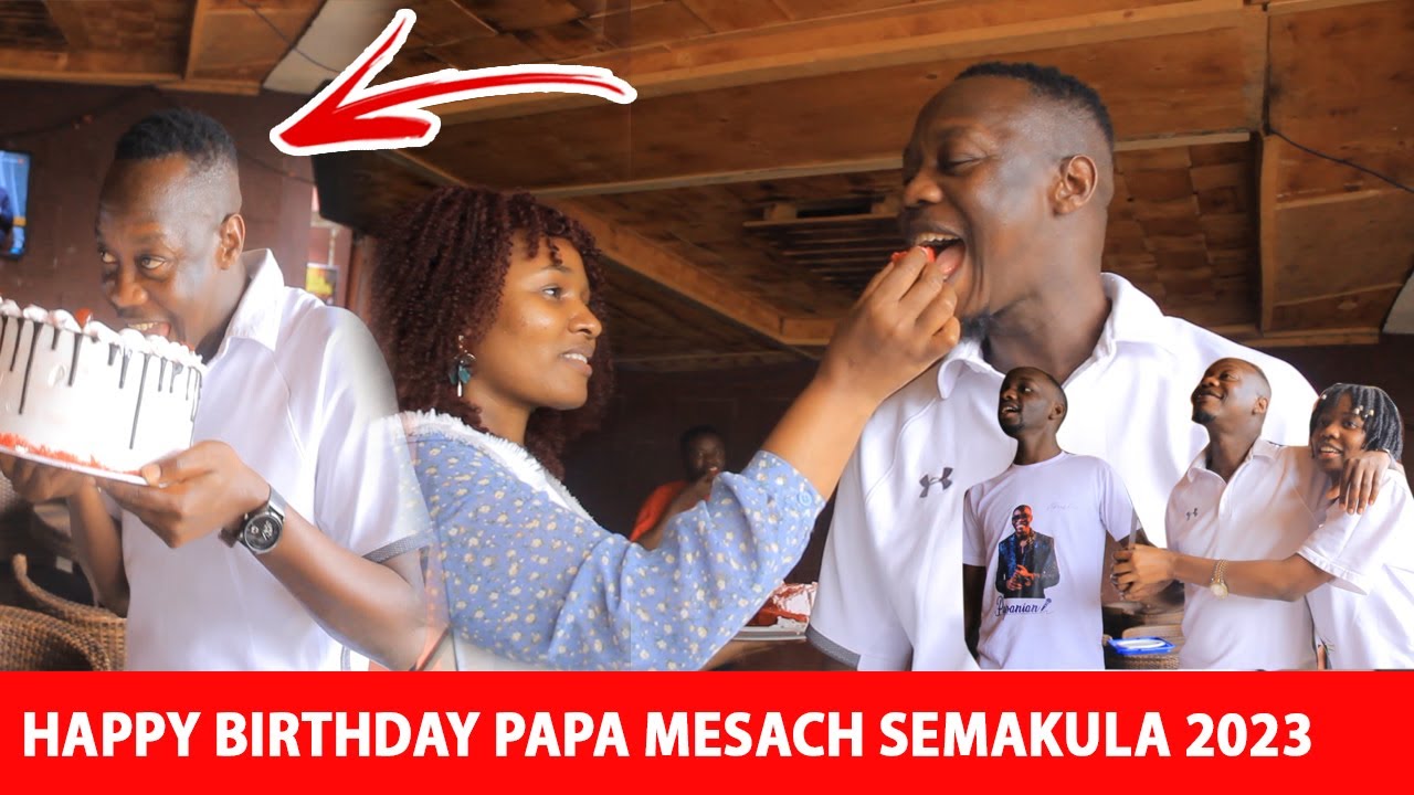 ESSANYU MESACH SEMAKULA BAMUKUBYEKO BIRTHDAY SURPRISE FAMILY YE - YouTube
