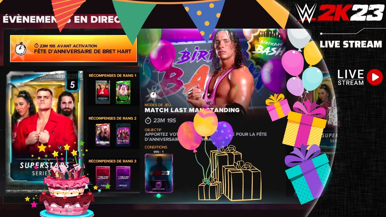 Live event & Multiplayer - WWE 2k23 Ma Faction - YouTube