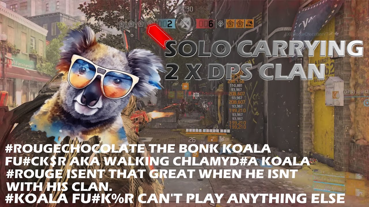 SOLO CARRYING 2X DPS CLAN - YouTube