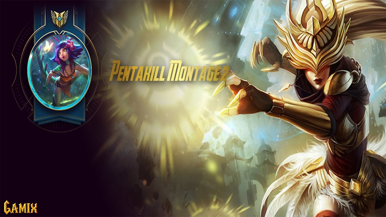 LoL S10 Pentakill Montage #2 | Gamix Montage | League of Legends ...