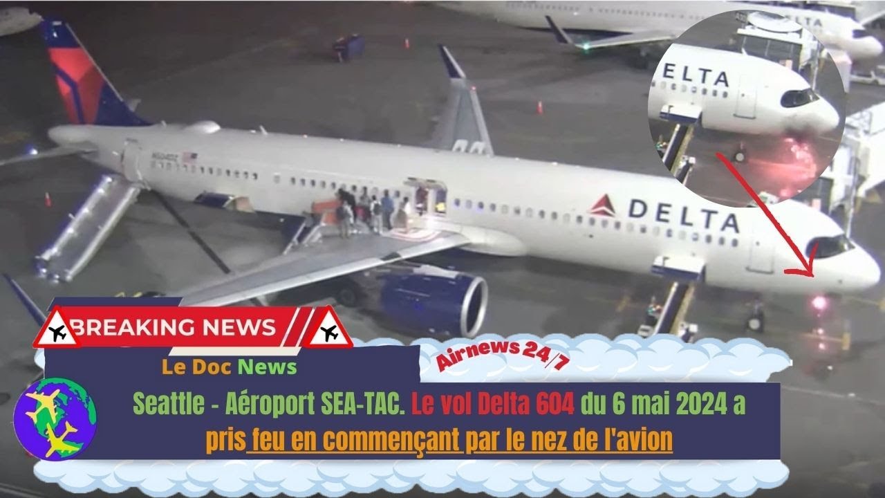 #BREAKING ️ DELTA 604 DU 6 MAI PREND FEU DU NEZ ️ - YouTube