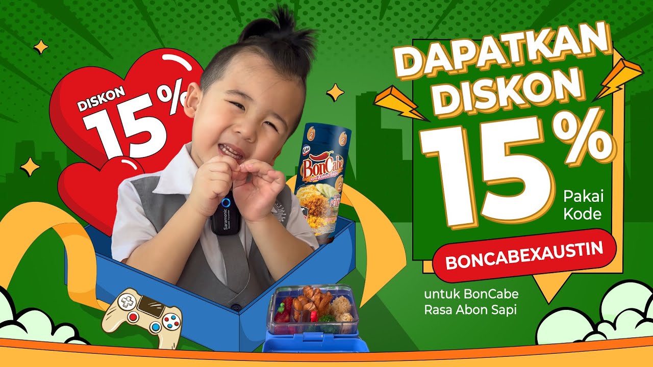 Dapatkan Diskon 15% Pakai Kode BONCABEXAUSTIN! - YouTube