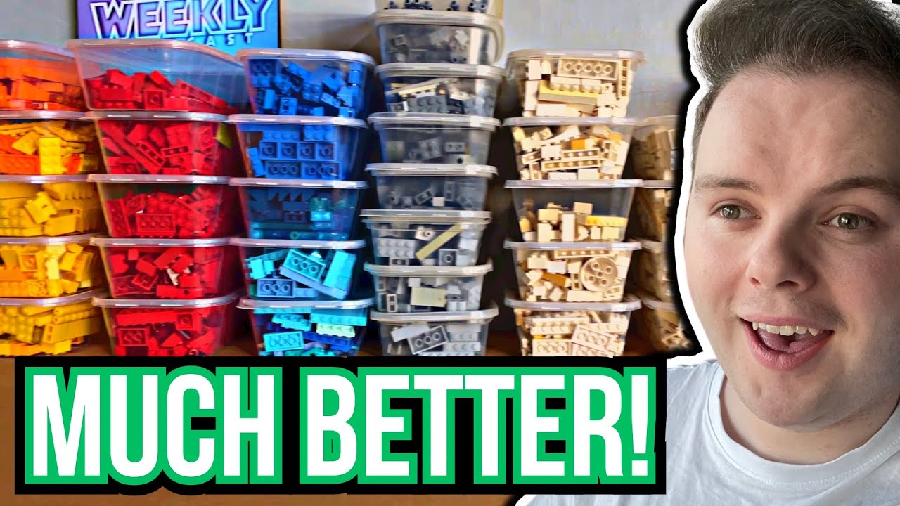 Upgrading My Lego Parts Storage System - YouTube