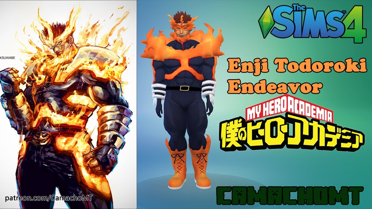 Endeavor | My Hero Academia | Sims 4 | - YouTube