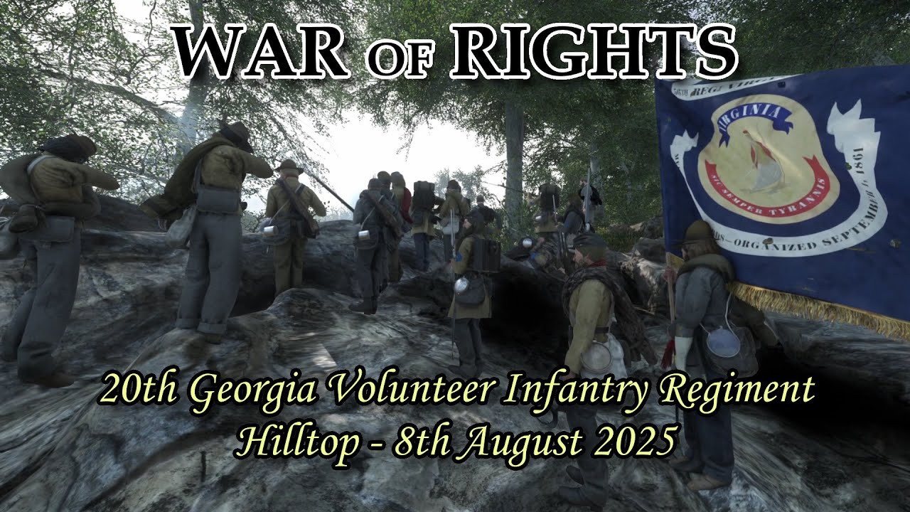WAR OF RIGHTS - AMERICAN CIVIL WAR - 20TH GEORGIA VOLUNTEER INFANTRY ...