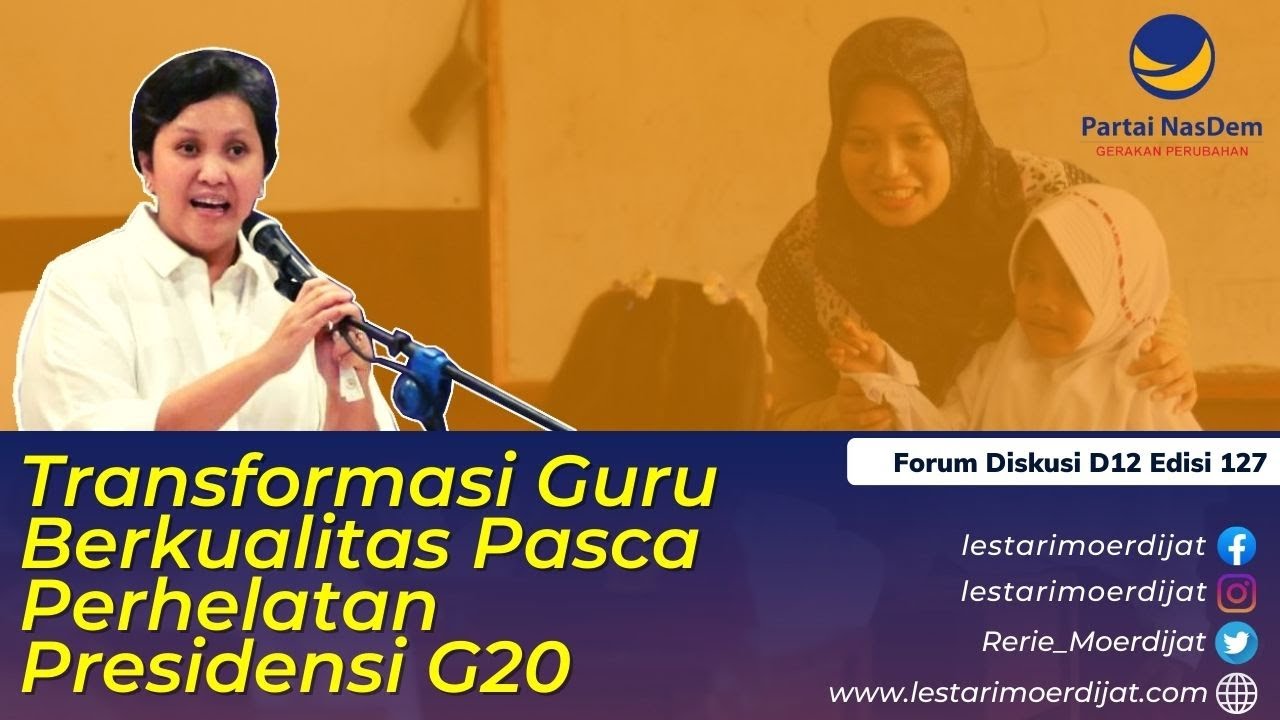 Transformasi Guru Berkualitas Pasca Perhelatan Presidensi G20 ...
