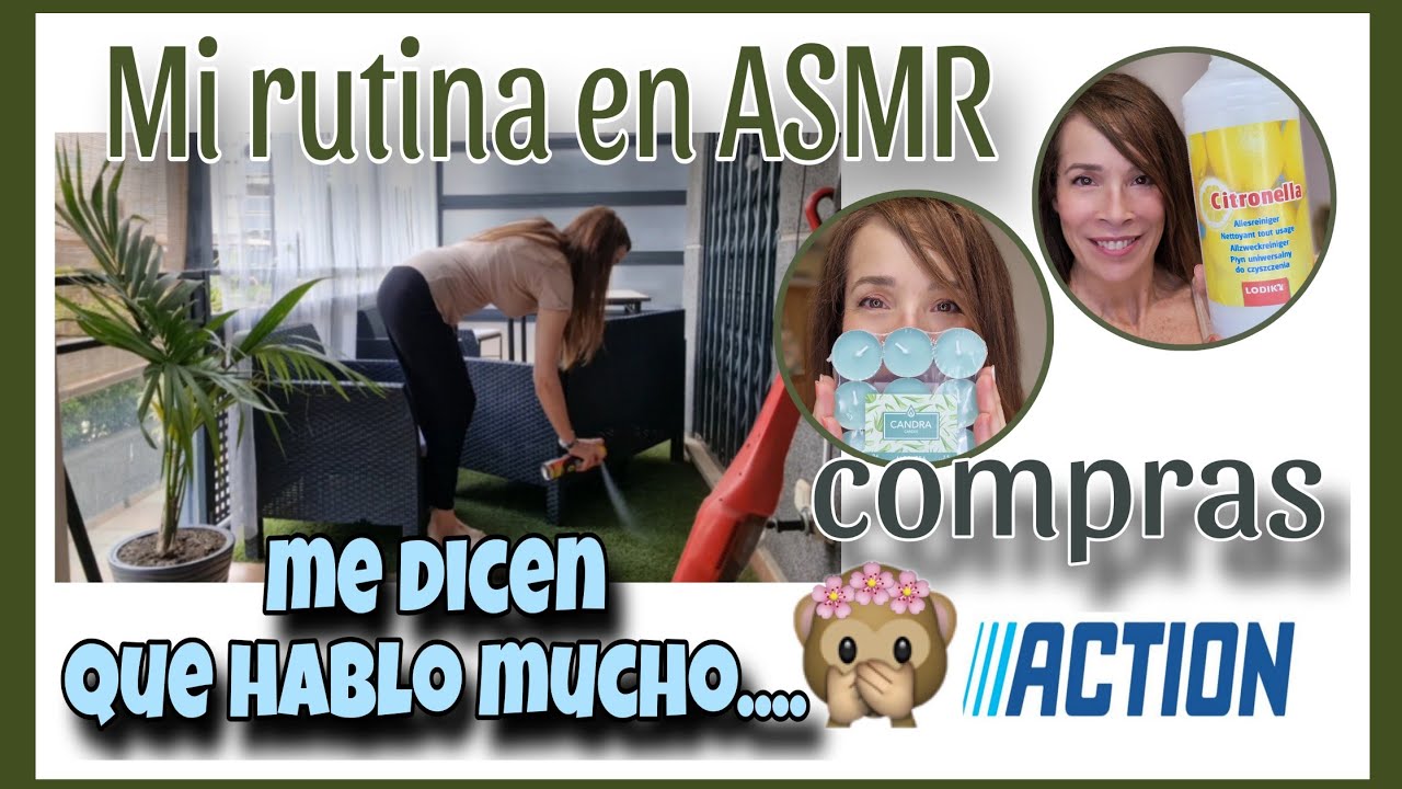 🙊HABLO MUCHO⁉️MI RUTINA EN ASMR🛍DESCUBRIMIENTOS EN ACTION - YouTube