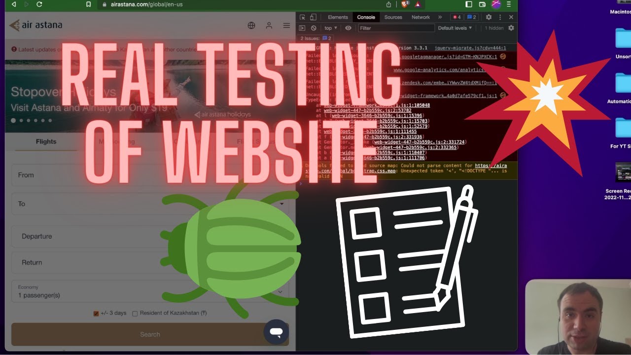 Real Website Testing | Bad Design? - YouTube